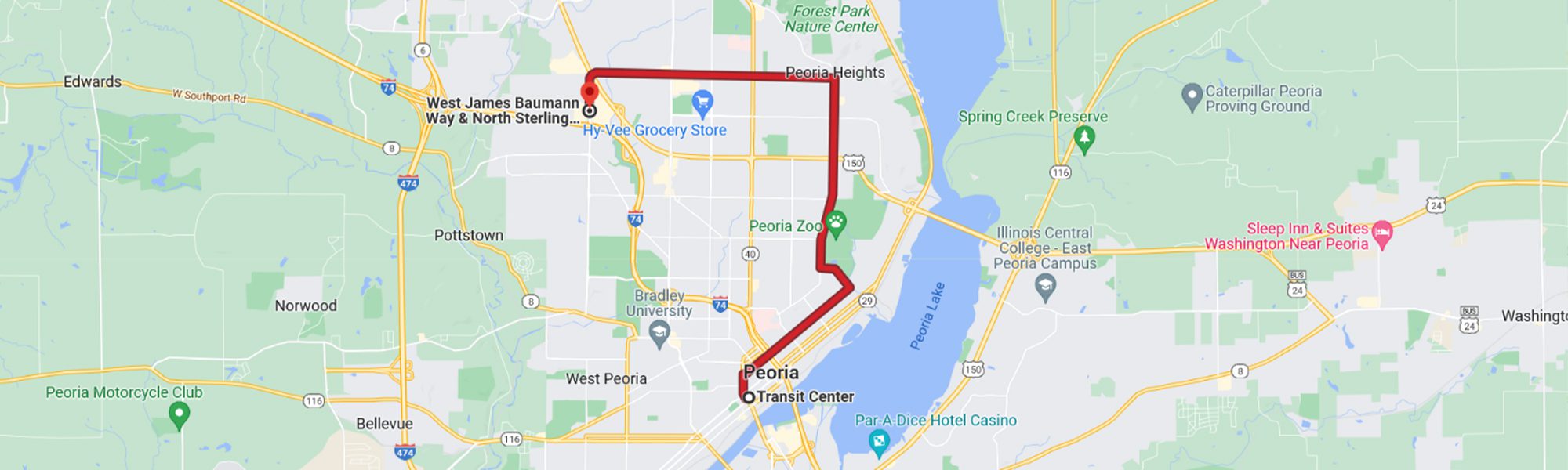 #12 Heights - CityLink | Greater Peoria Mass Transit District